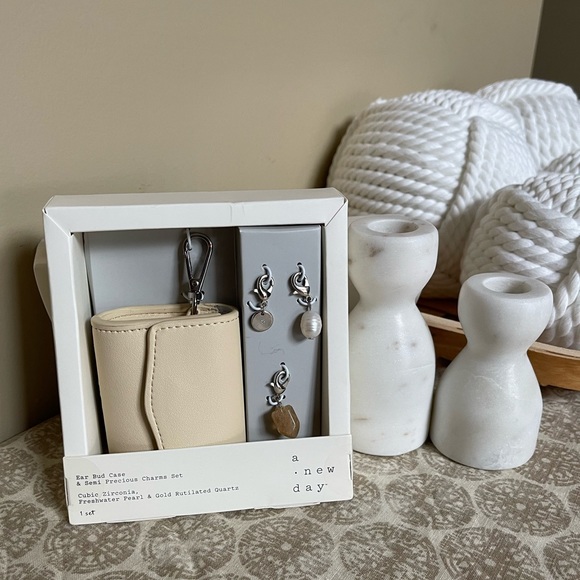 a new day | Other | Nwt A New Day Airpod Case Semi Precious Charm Set ...